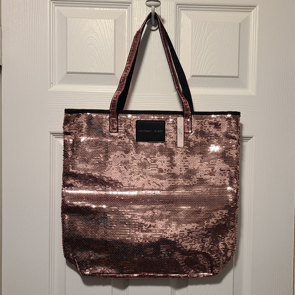 Victoria's Secret | Bags | Bnwt Victorias Secret Sequin Tote Bag | Poshmark